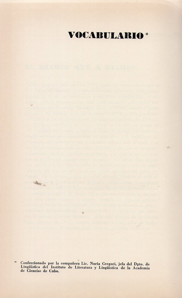 Nicolás Guillén, Obra Poética 1958 – 1972 – XC - Diario del Sureste